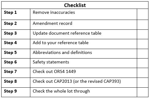 Update Your Operations Manual - Eyeup Aerial Solutions