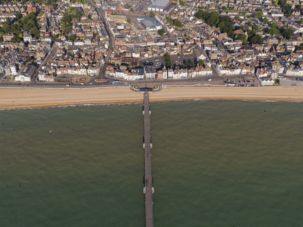 800ft Flight Above Deal Pier - Eyeup Aerial Solutions